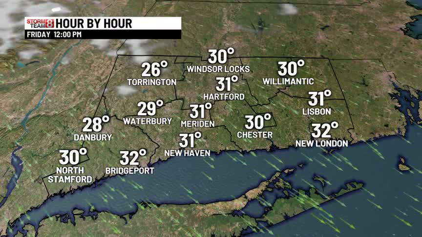 Friday Afternoon Forecast Update – WTNH.com