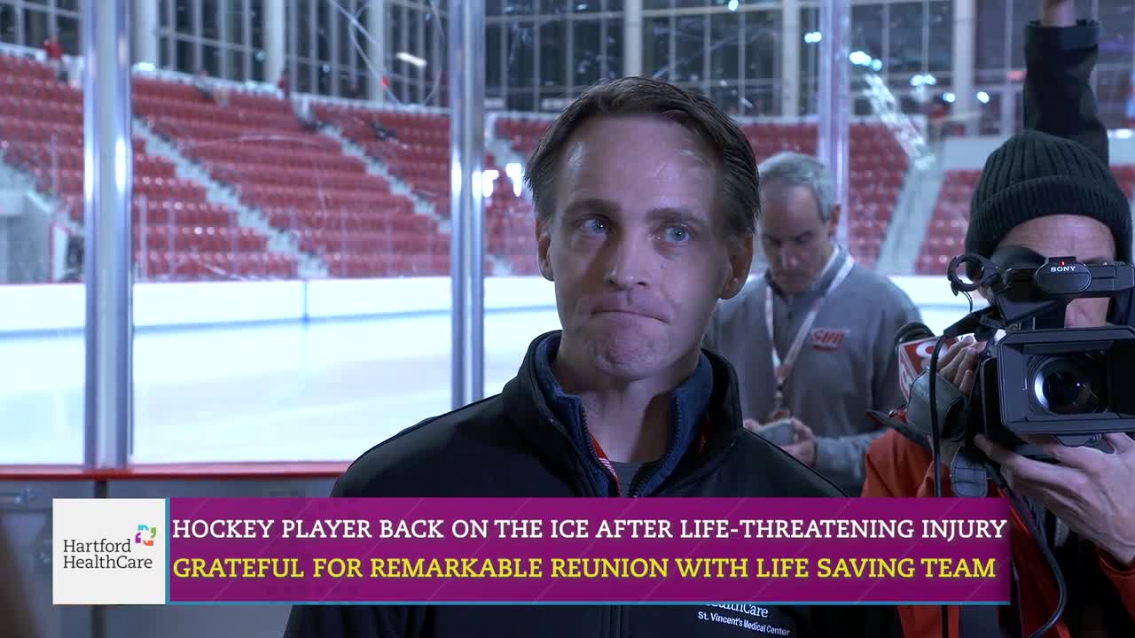 Hartford HealthCare: Hockey Player Back on the Ice After Life ...