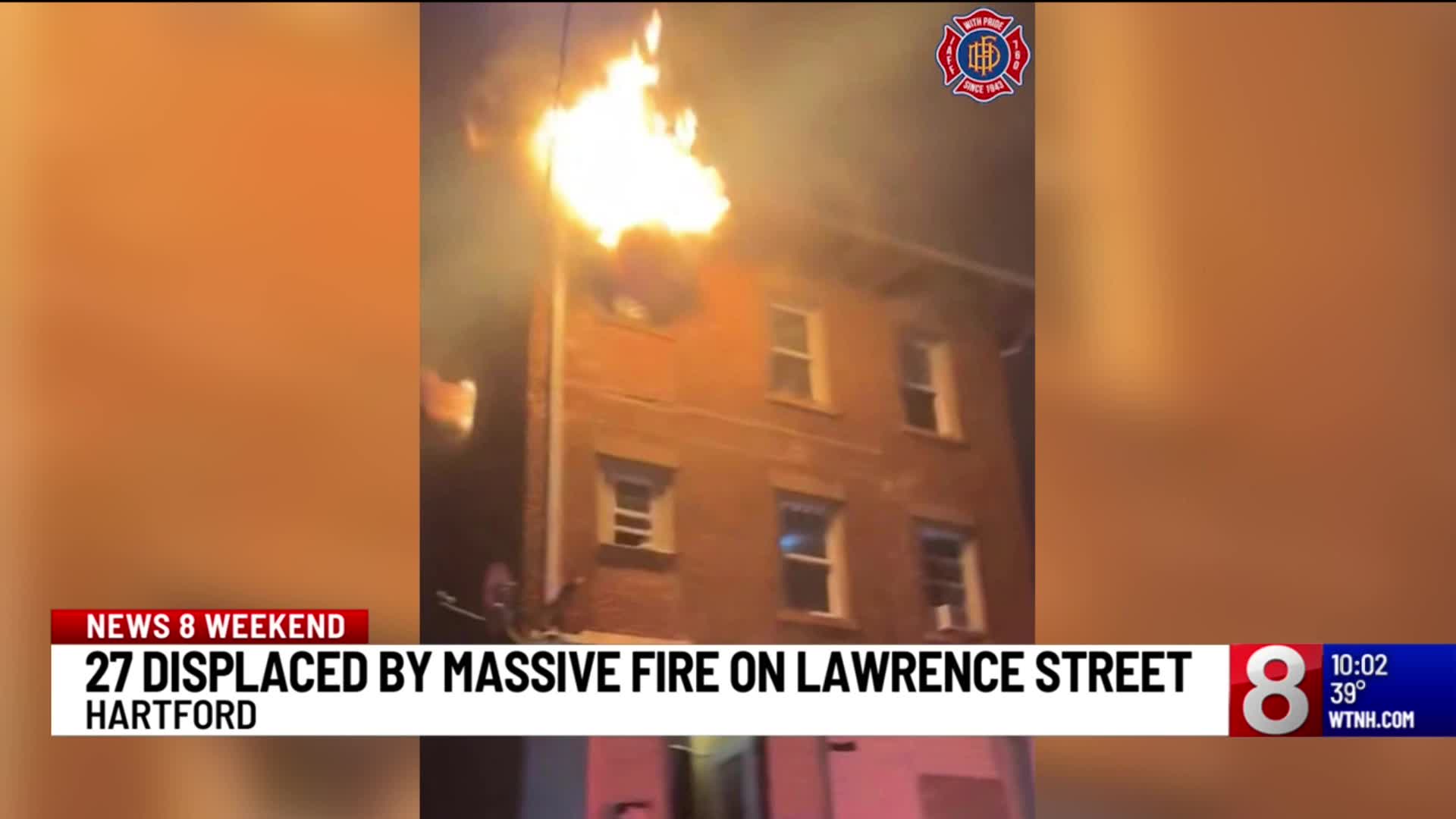 27 displaced in Hartford structure fire – WTNH.com