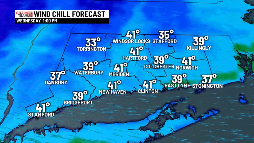Wednesday Afternoon Forecast Update – WTNH.com