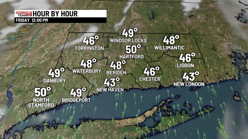 Friday Noon Forecast Update – WTNH.com