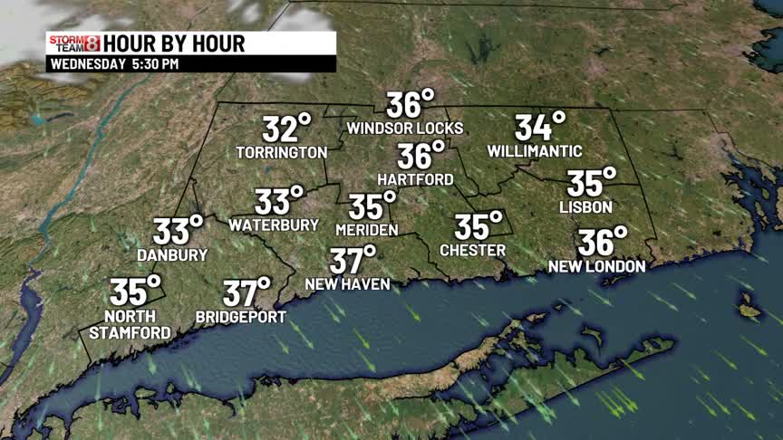 Wednesday Afternoon Forecast Update – WTNH.com