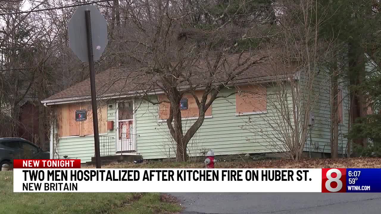 Two taken to hospital after New Britain house fire – WTNH.com