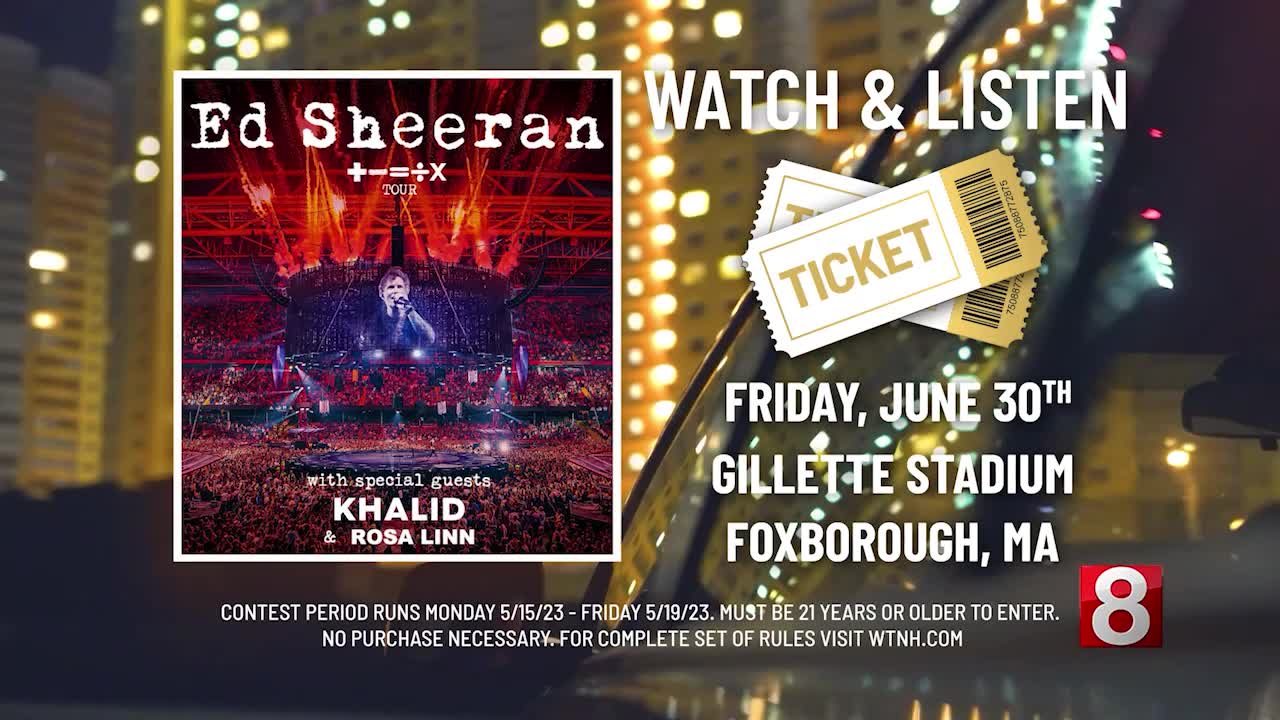 Ed Sheeran concert ticket and ride giveway – WTNH.com