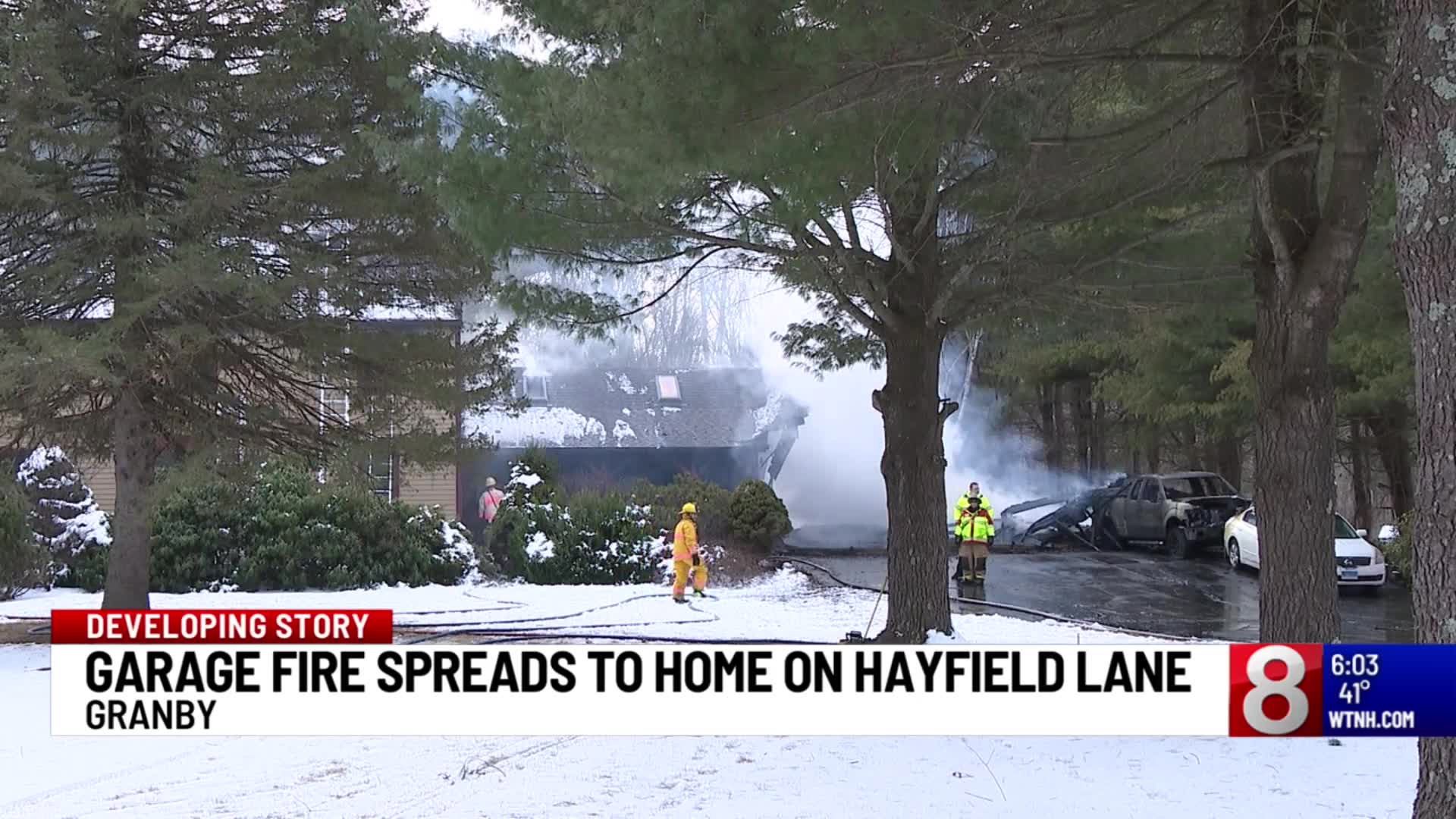 No one hurt after house fire in Granby – WTNH.com