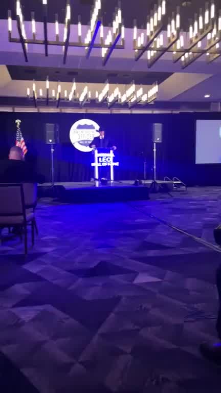 Alec Iurato gives speech after being inducted into the National Law ...