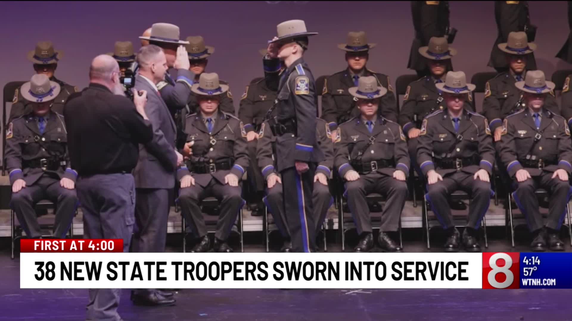 38 new Connecticut State Police troopers sworn into duty – WTNH.com