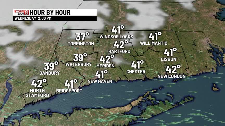 Wednesday Afternoon Forecast Update – WTNH.com