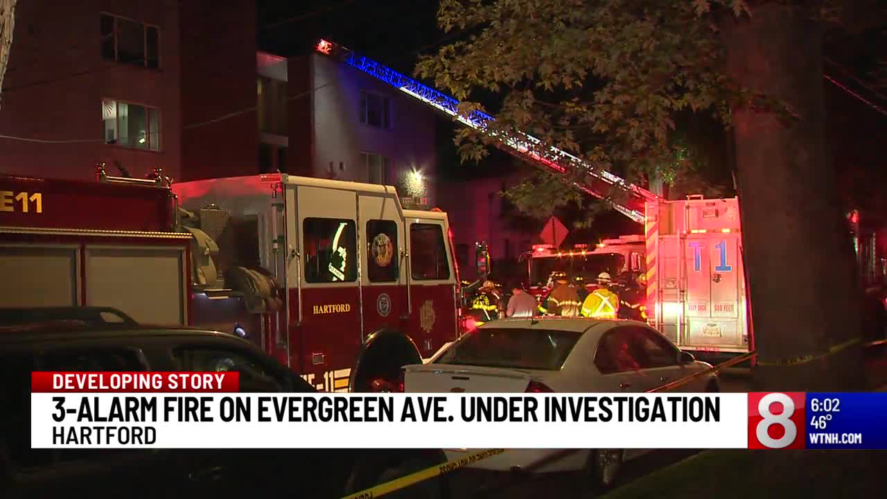 Evergreen Ave Fire -Hartford – WTNH.com