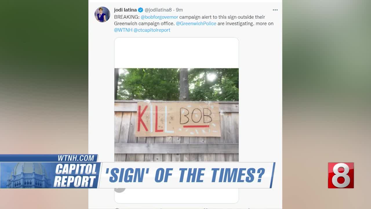 Capitol Report: ‘Kill Bob’ sign determined not directed at Stefanowski ...