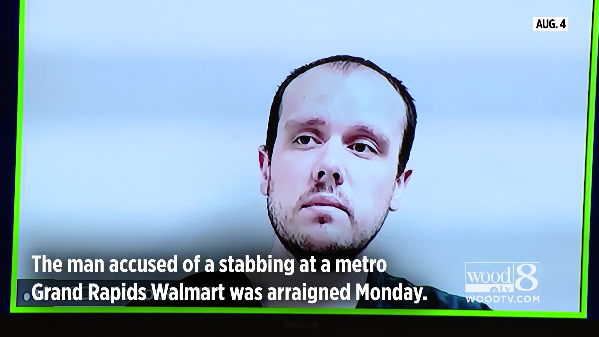 Man accused of Walmart stabbing in metro Grand Rapids is arraigned – WOODTV.com