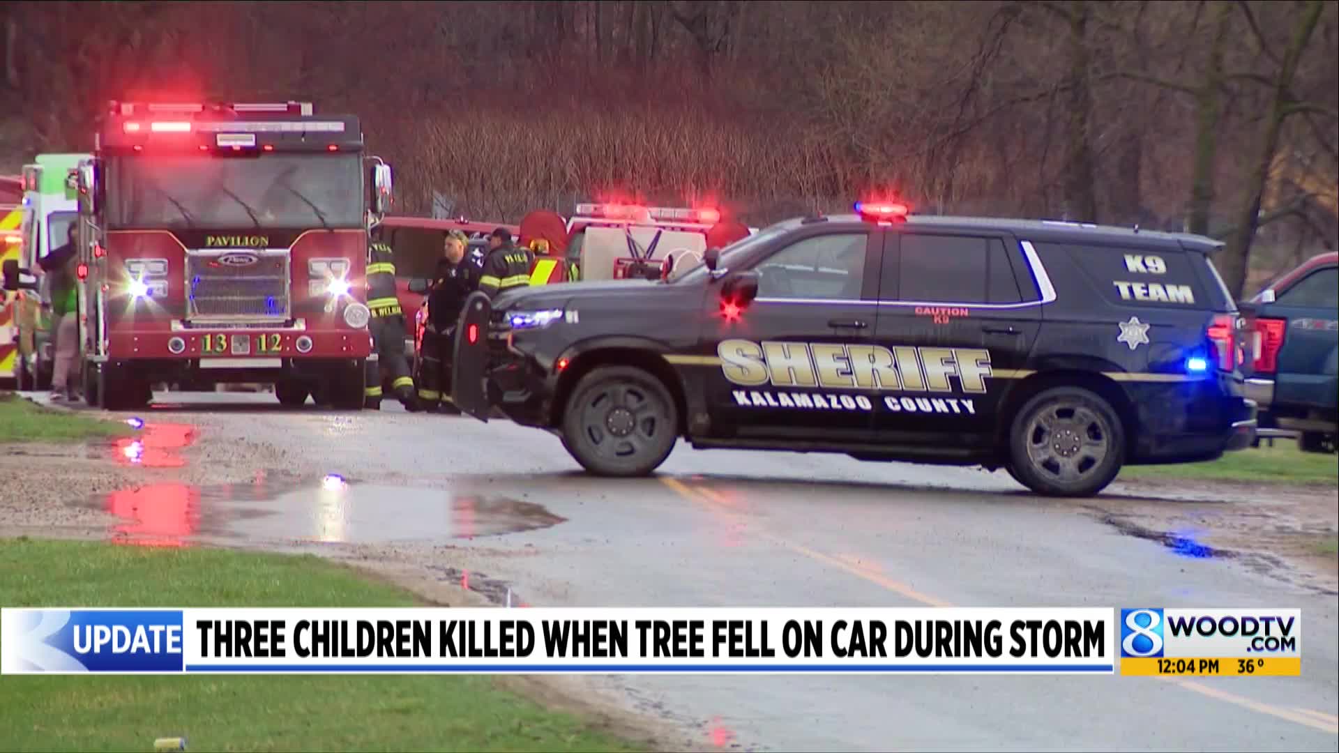 3 killed when tree fell on car during storm were children, deputies say ...