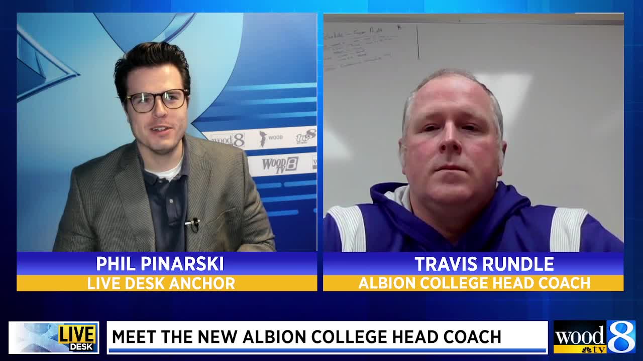 Meet Albion College’s new head coach Travis Rundle – WOODTV.com