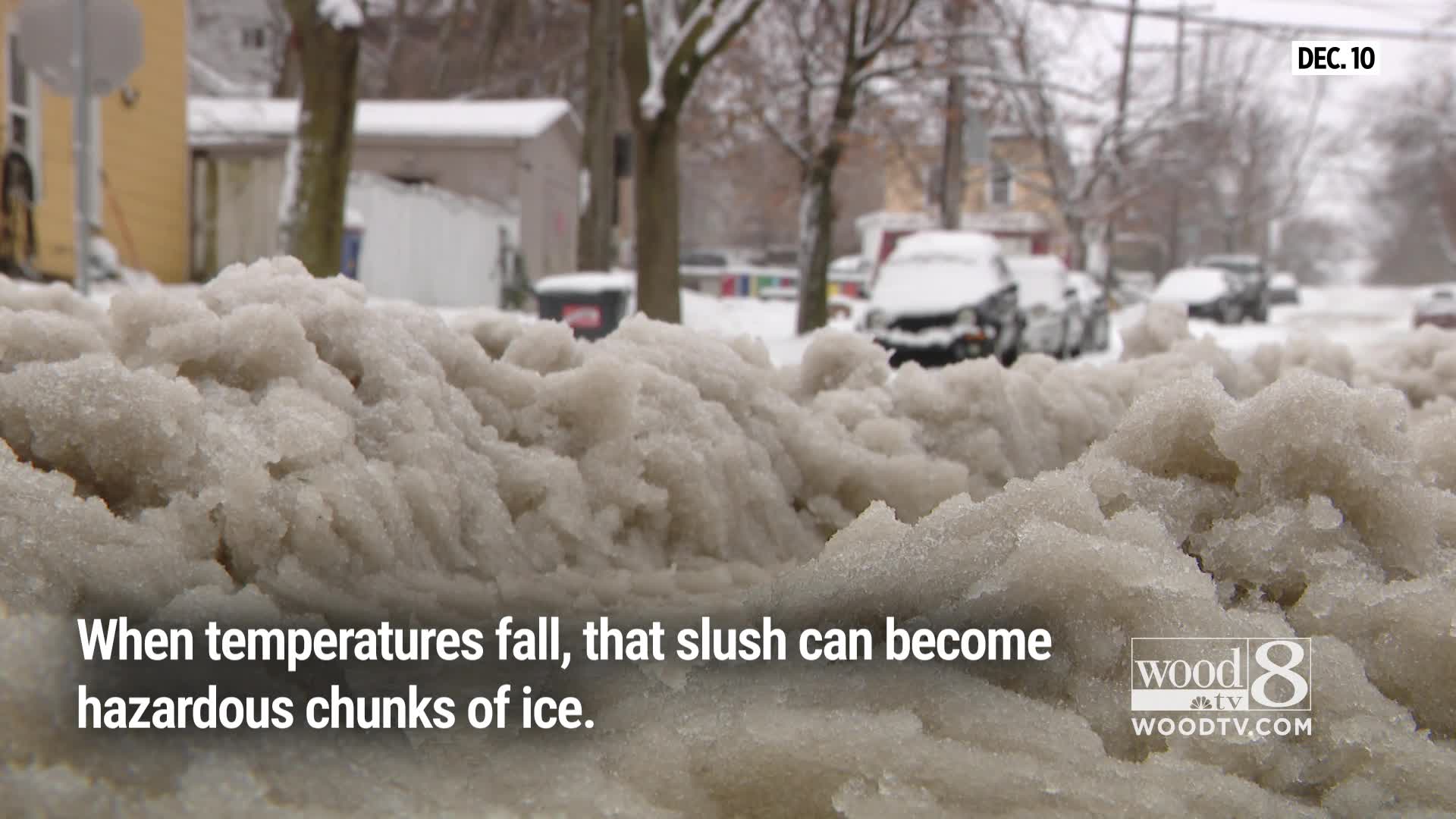 Winter woes as slushy snow clogs roads – WOODTV.com