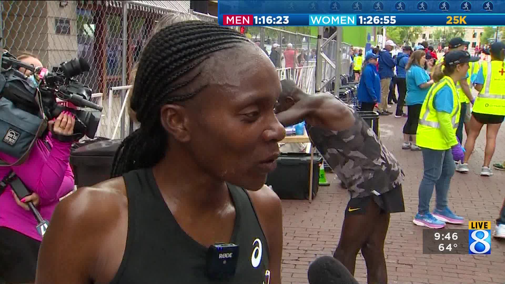Betsy Saina and Leonard Korir win Amway River Bank Run 25K – WOODTV.com