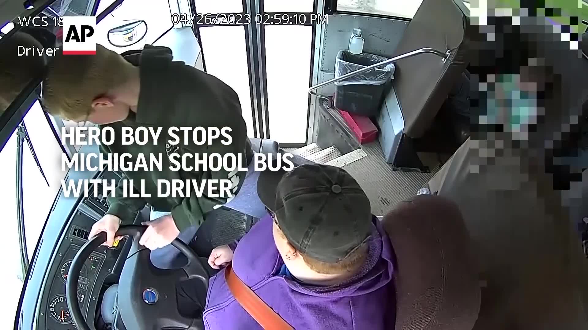 ‘Little hero:’ Boy stops Michigan school bus with ill driver – WOODTV.com