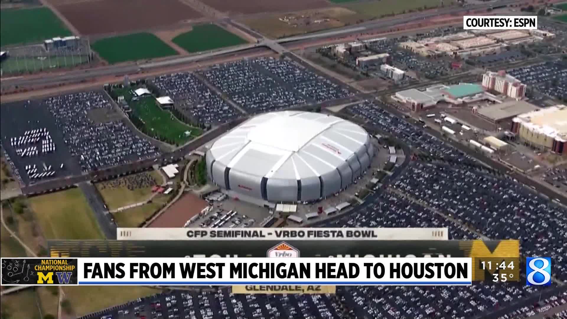 Michigan fans head to Houston for national championship game – WKBN.com