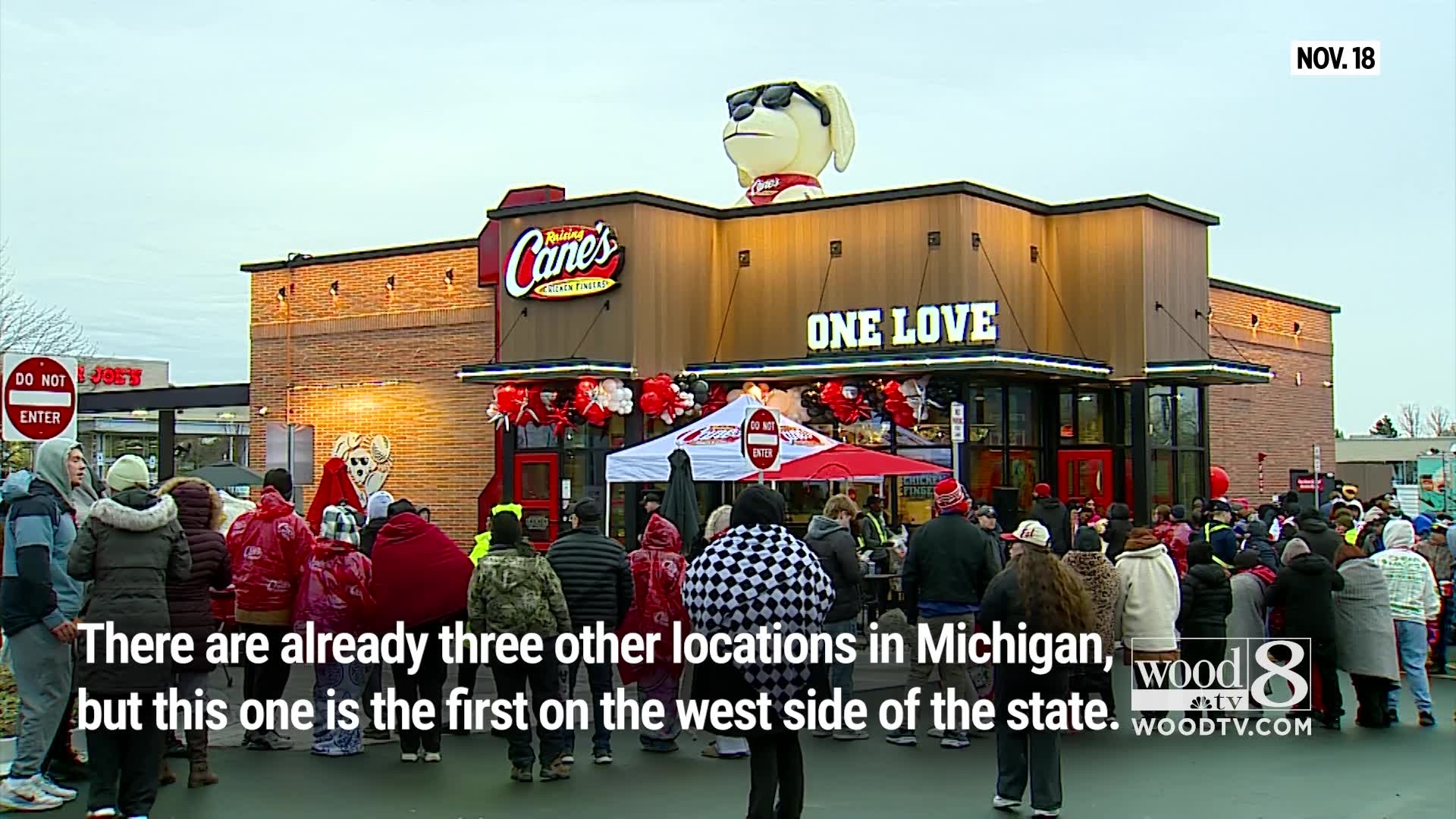 Chicken fans ‘ecstatic’ as Raising Cane’s opens in Kentwood – WOODTV.com