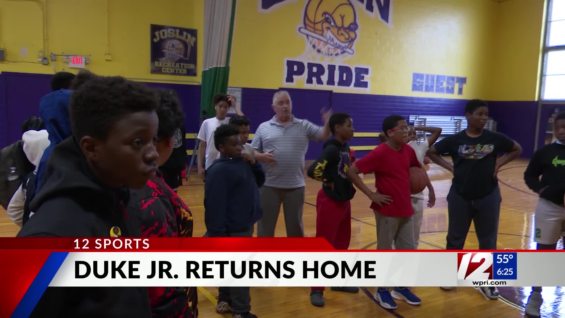 David Duke Jr. visits young athletes at Joslin Rec Center – WPRI.com