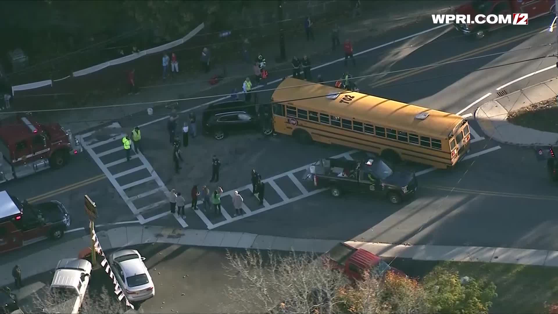 VIDEO NOW: School bus, SUV collide in Blackstone – WPRI.com