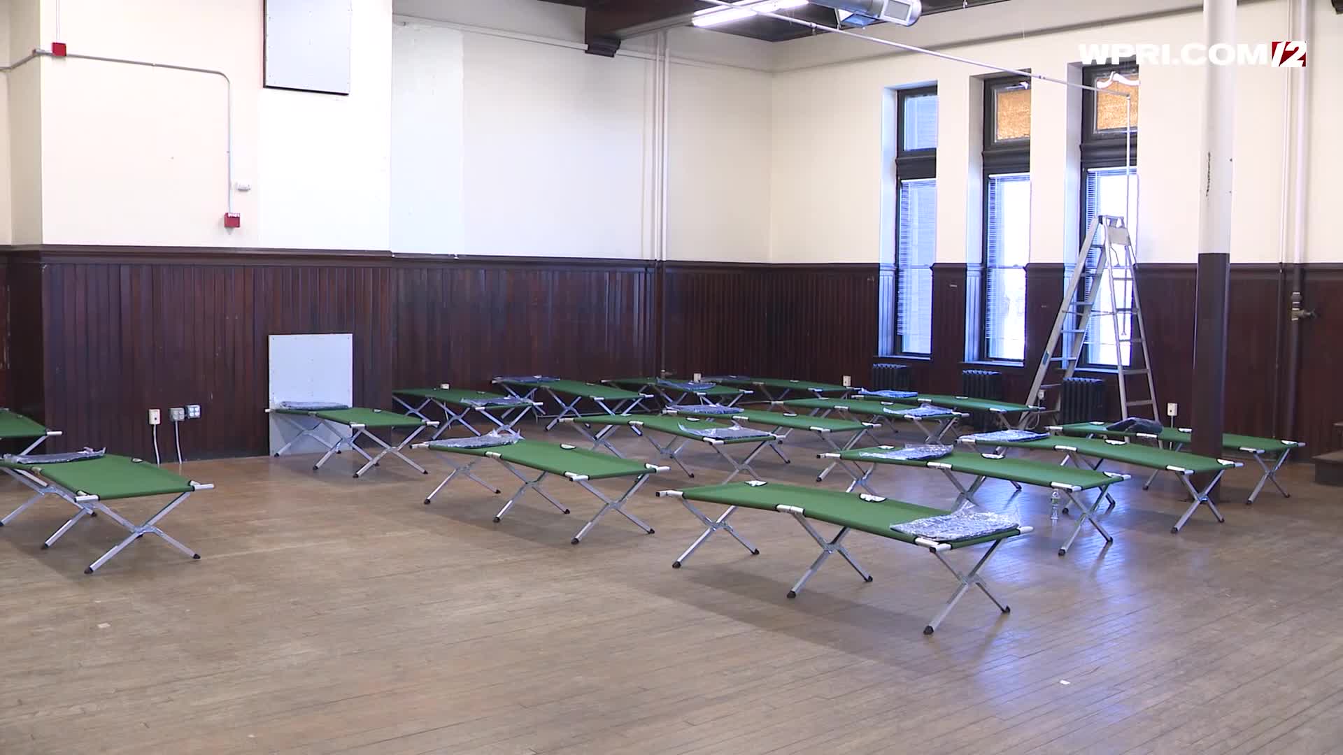VIDEO NOW: A look inside the Cranston Street Armory Warming Center ...