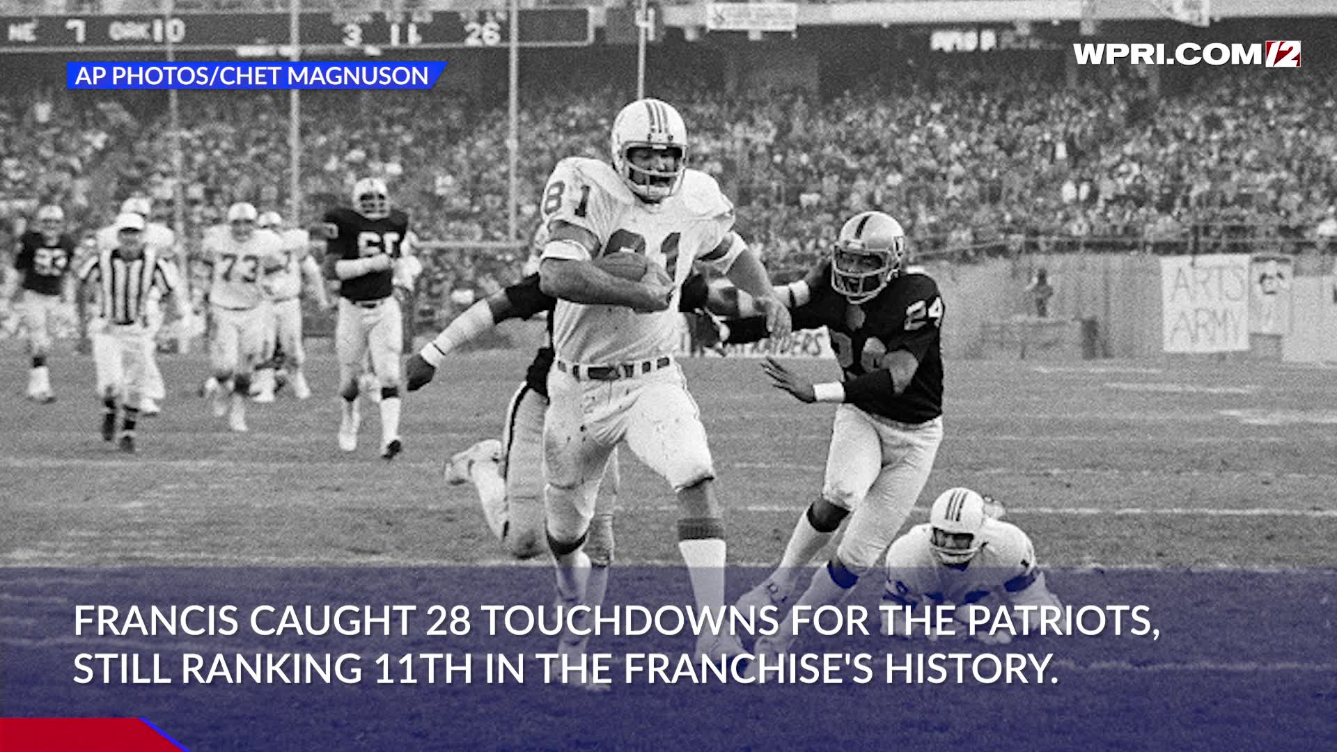 VIDEO NOW: Former Patriots TE Russ Francis dies at 70 – WPRI.com