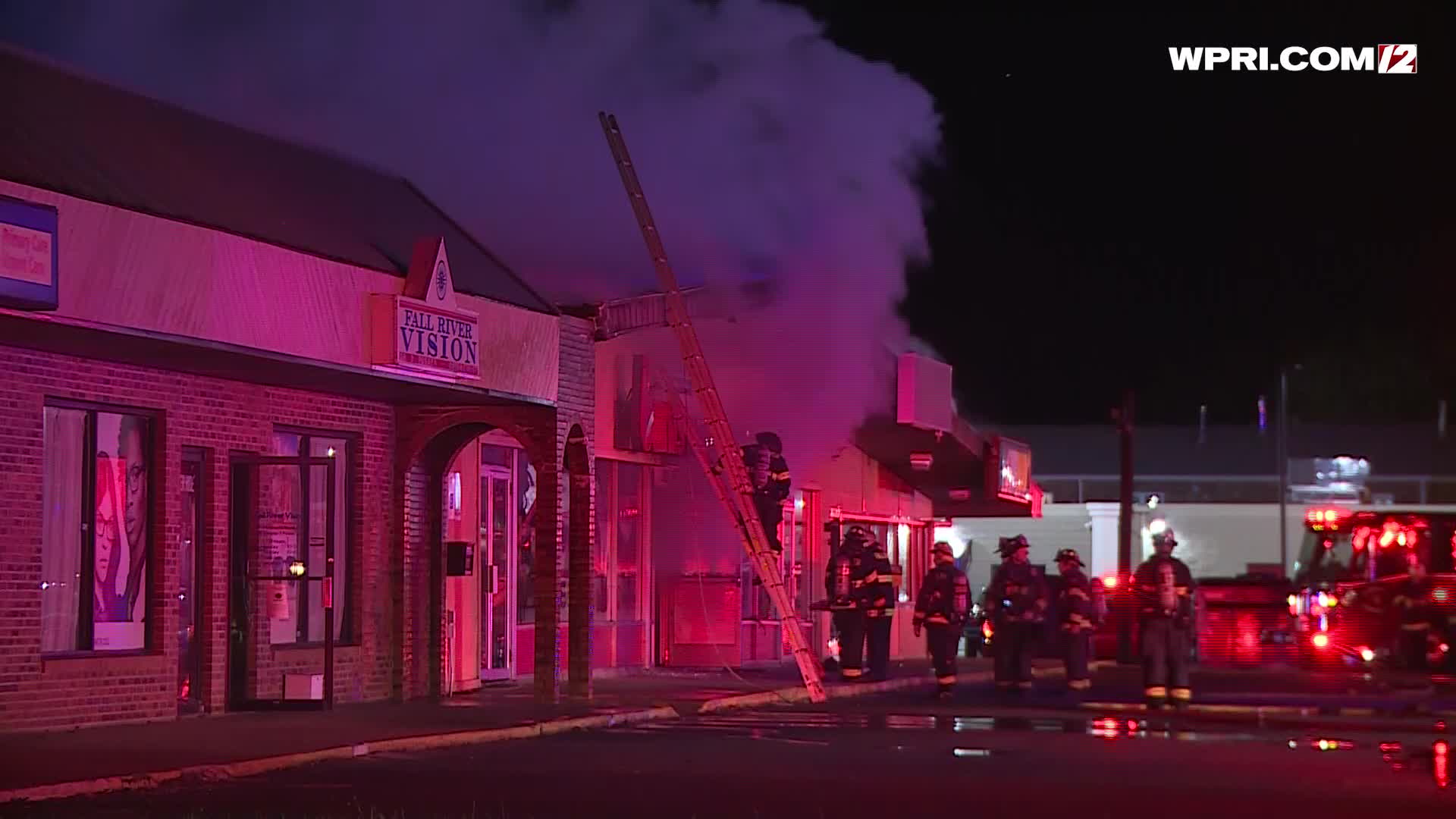 VIDEO NOW: Firefighters respond to five-alarm fire in Fall River – WPRI.com