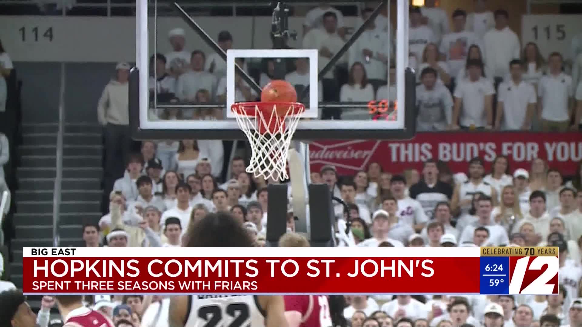 Bryce Hopkins commits to St. John’s after three seasons at Providence ...