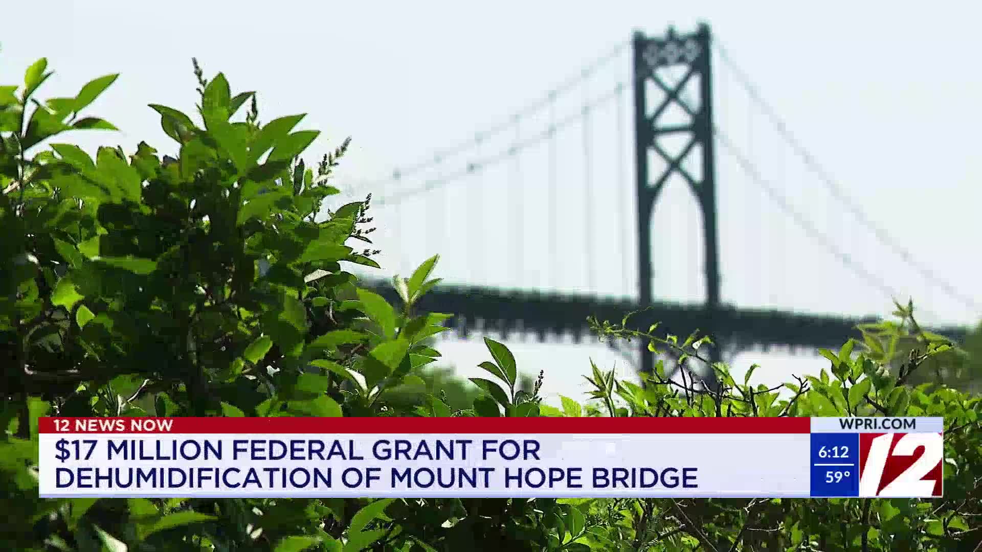 RITBA gets $17M for Mount Hope Bridge dehumidification project – WPRI.com