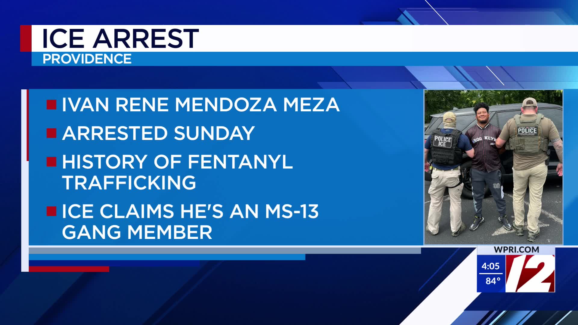 ICE agents make arrest in Providence, claim man is MS-13 gang member ...