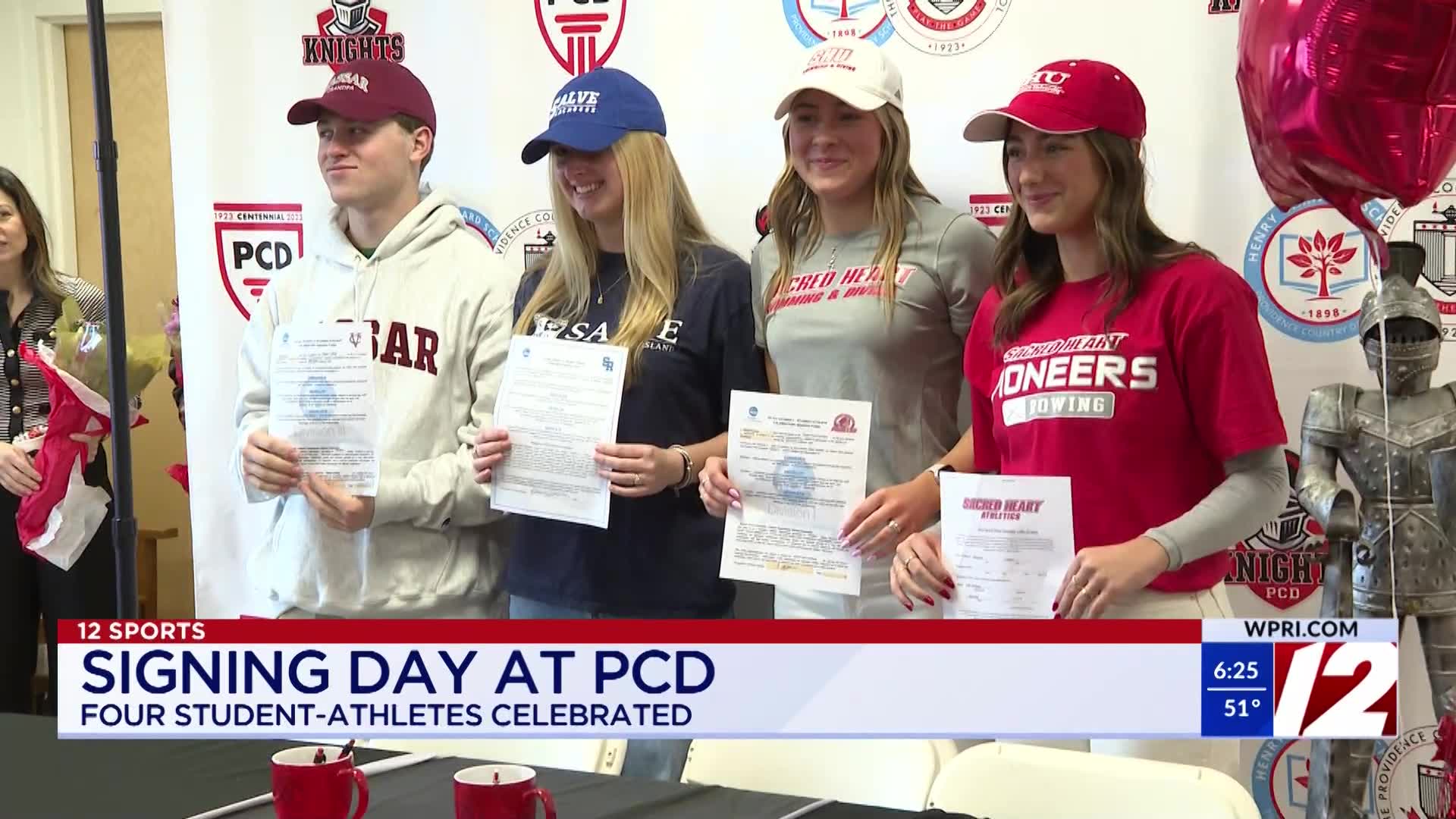 PCD holds signing day to celebrate four student-athletes – WPRI.com