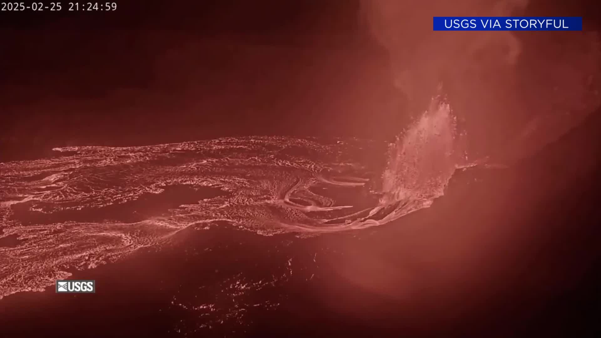 VIDEO NOW: Must See – Volcanic eruption sends lava 200ft into the air ...