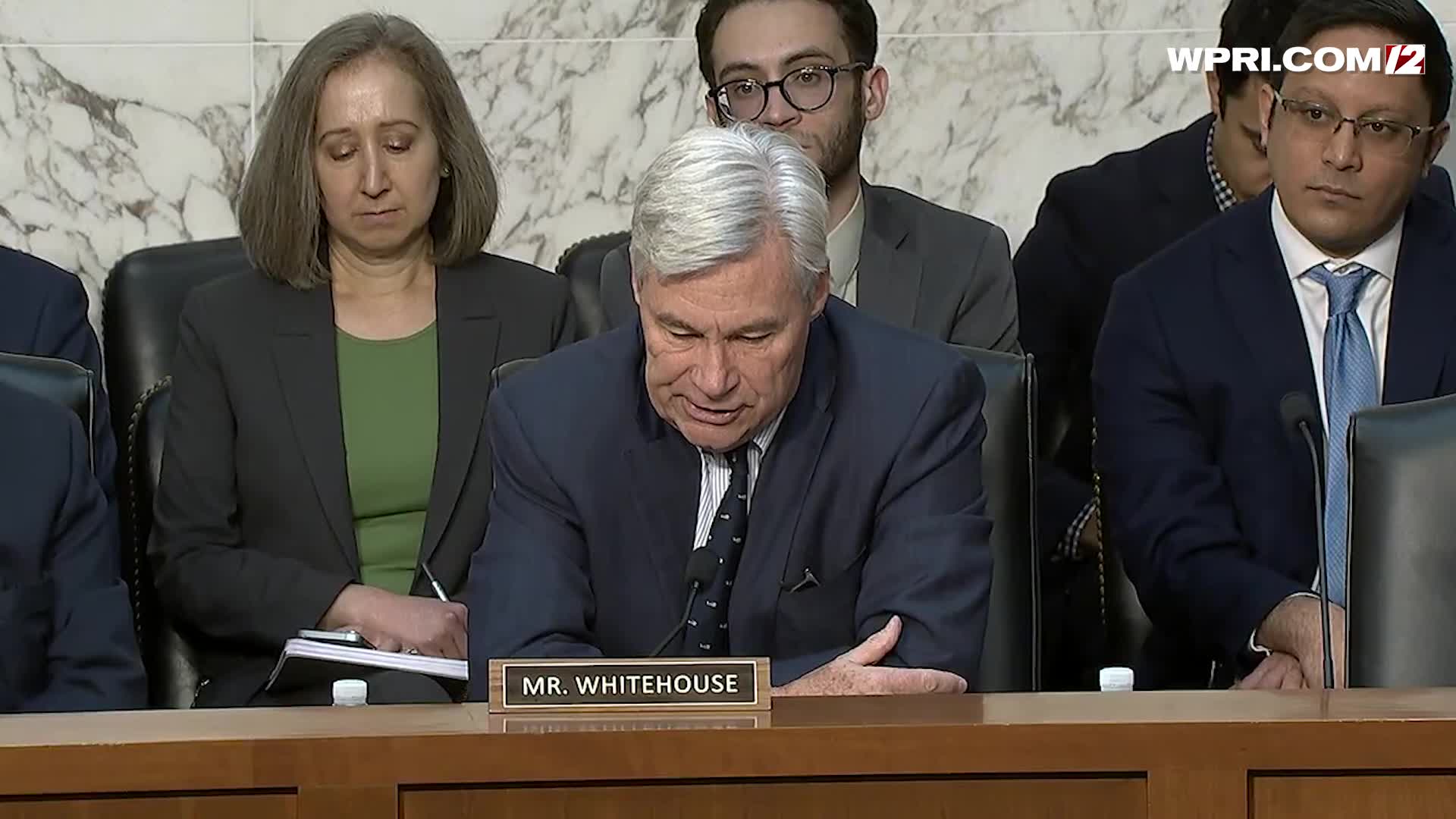 Video Now: RI Sen. Sheldon Whitehouse addresses Brown U. shooting ...