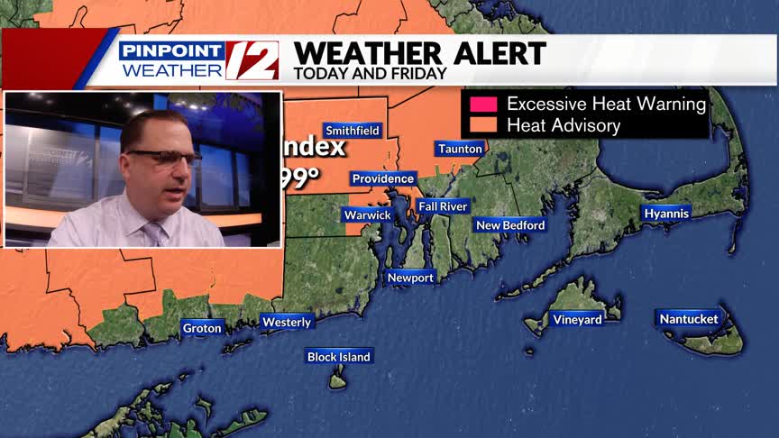 Weather Alert: Hot and Humid Again Today – WPRI.com