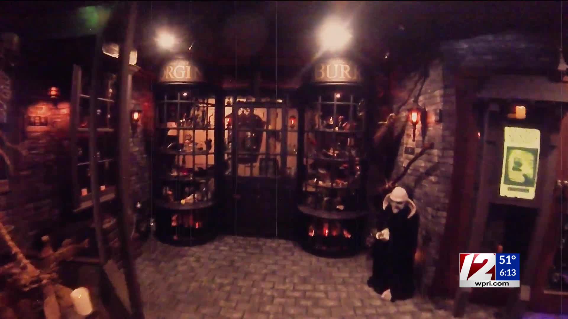 Couple transforms basement into Harry Potter alleyway – WPRI.com