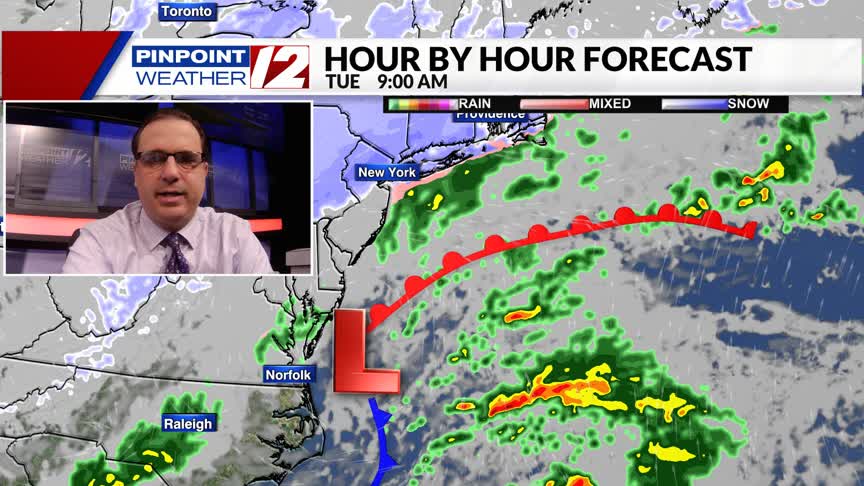 Weather Alert: Messy mix today with snow turning to an icy mix – WPRI.com