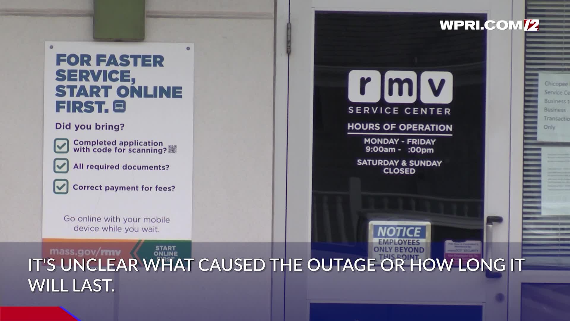 Video Now: Massachusetts RMV has statewide system outage – WPRI.com