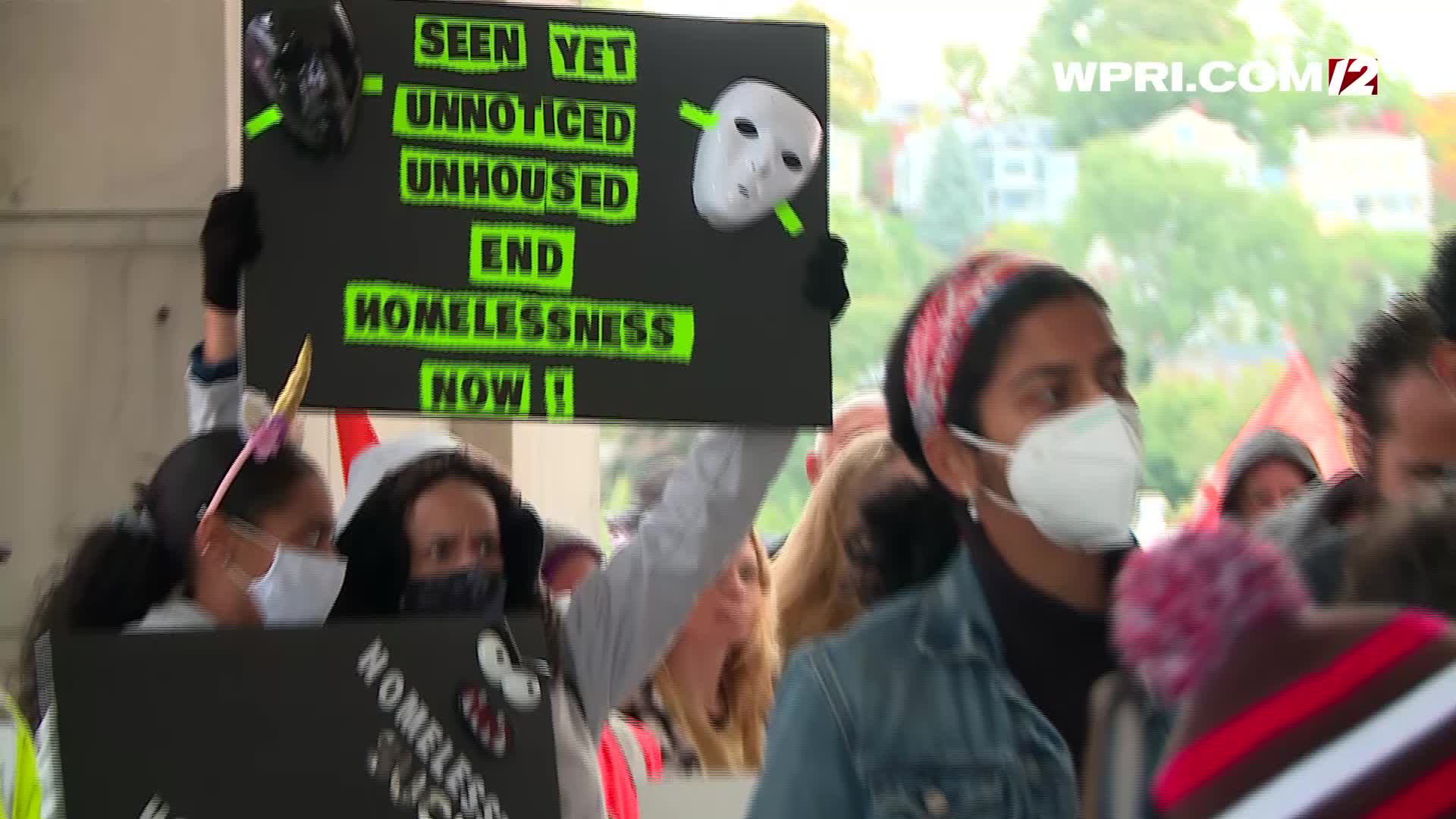 VIDEO NOW: Activists protest homelessness at the Governors office ...