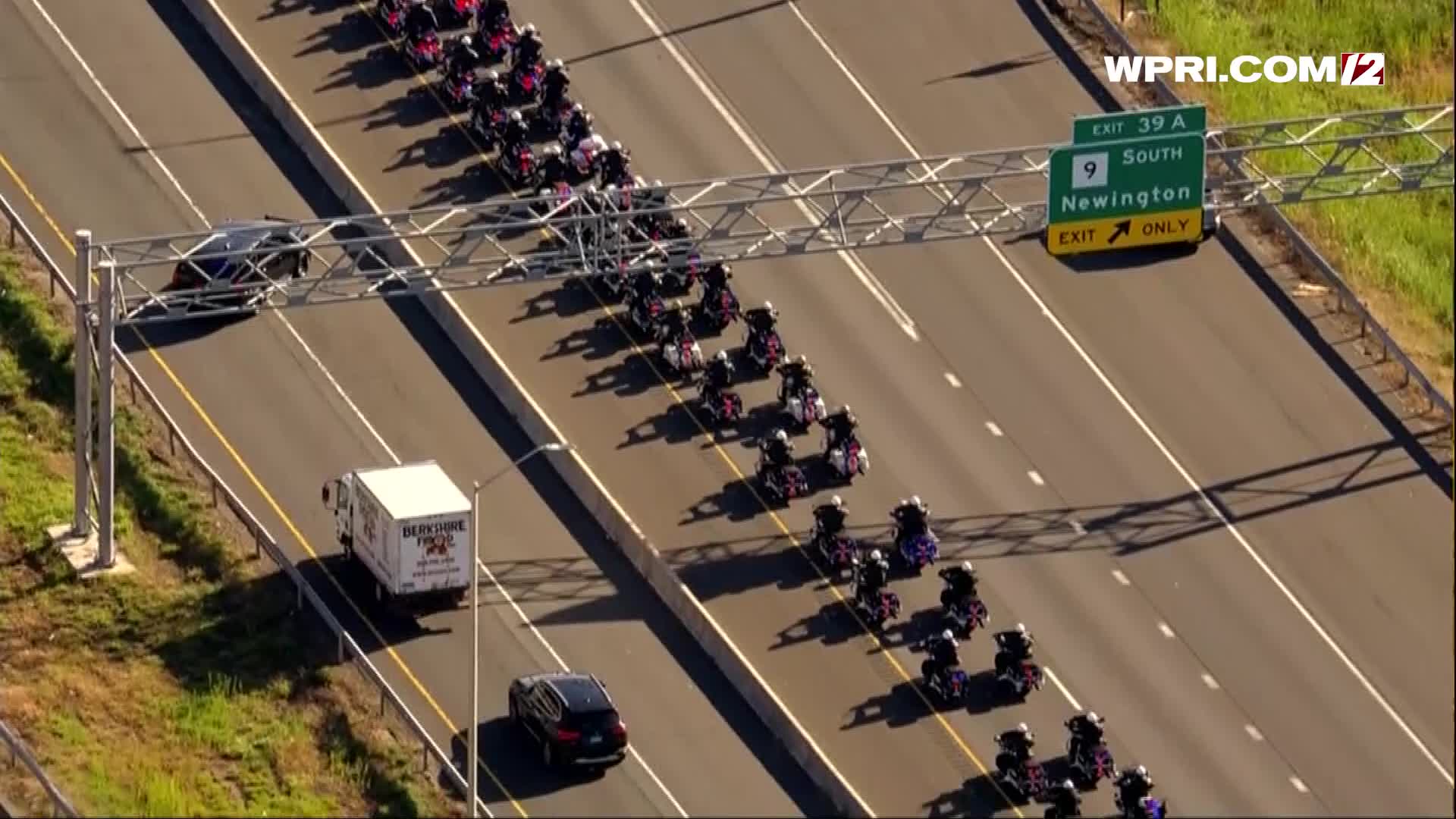VIDEO NOW: Police procession to CT officers’ funeral – WPRI.com