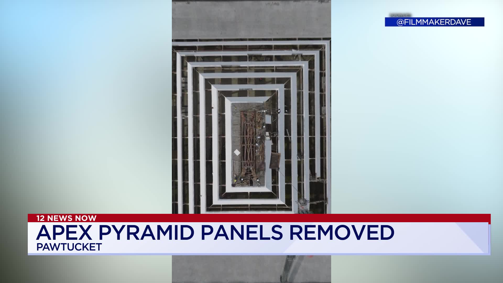 Video Now: Apex pyramid’s panels removed over safety concerns – WPRI.com