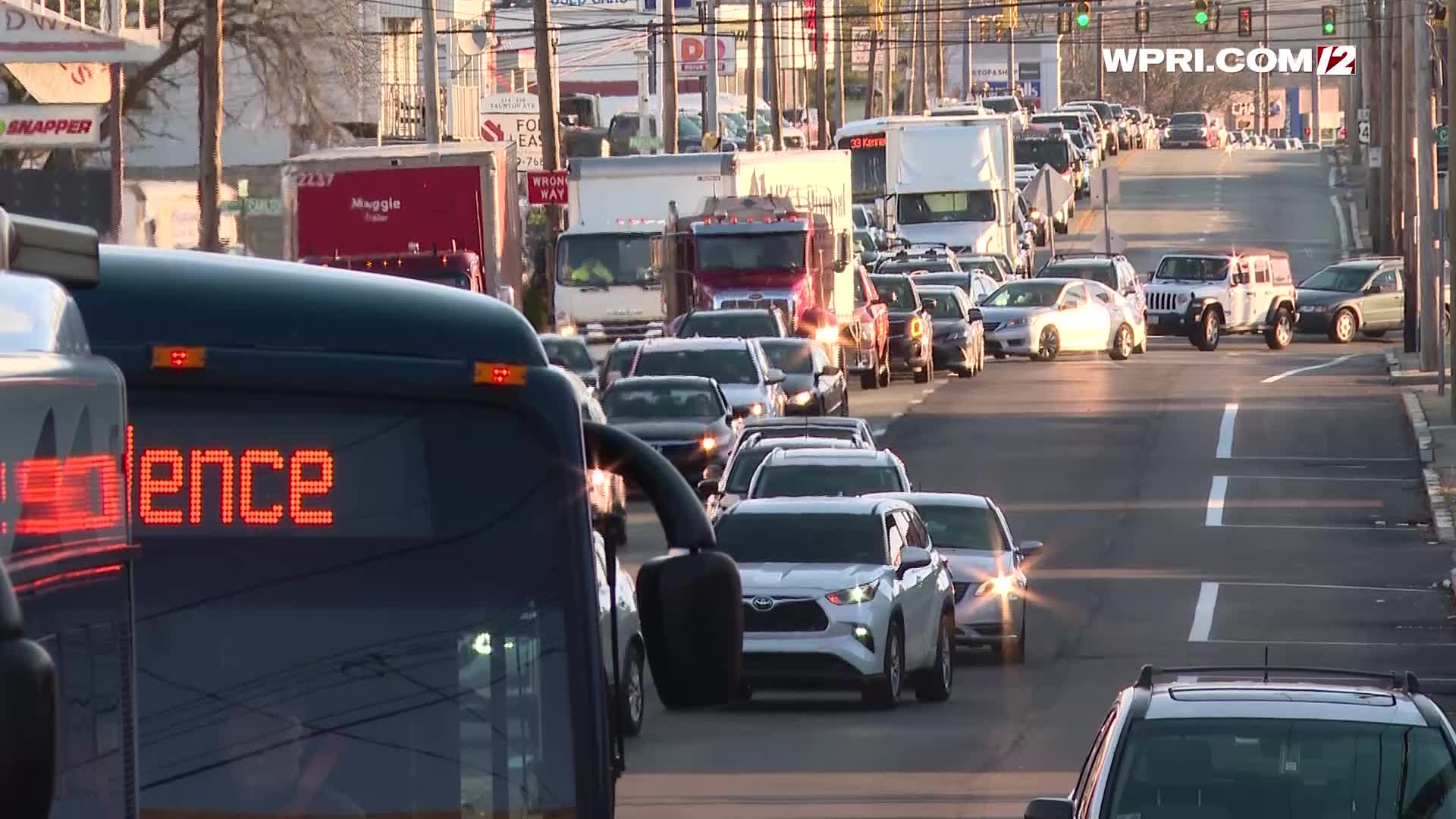 VIDEO NOW: Gridlock traffic in East Providence following Washington ...