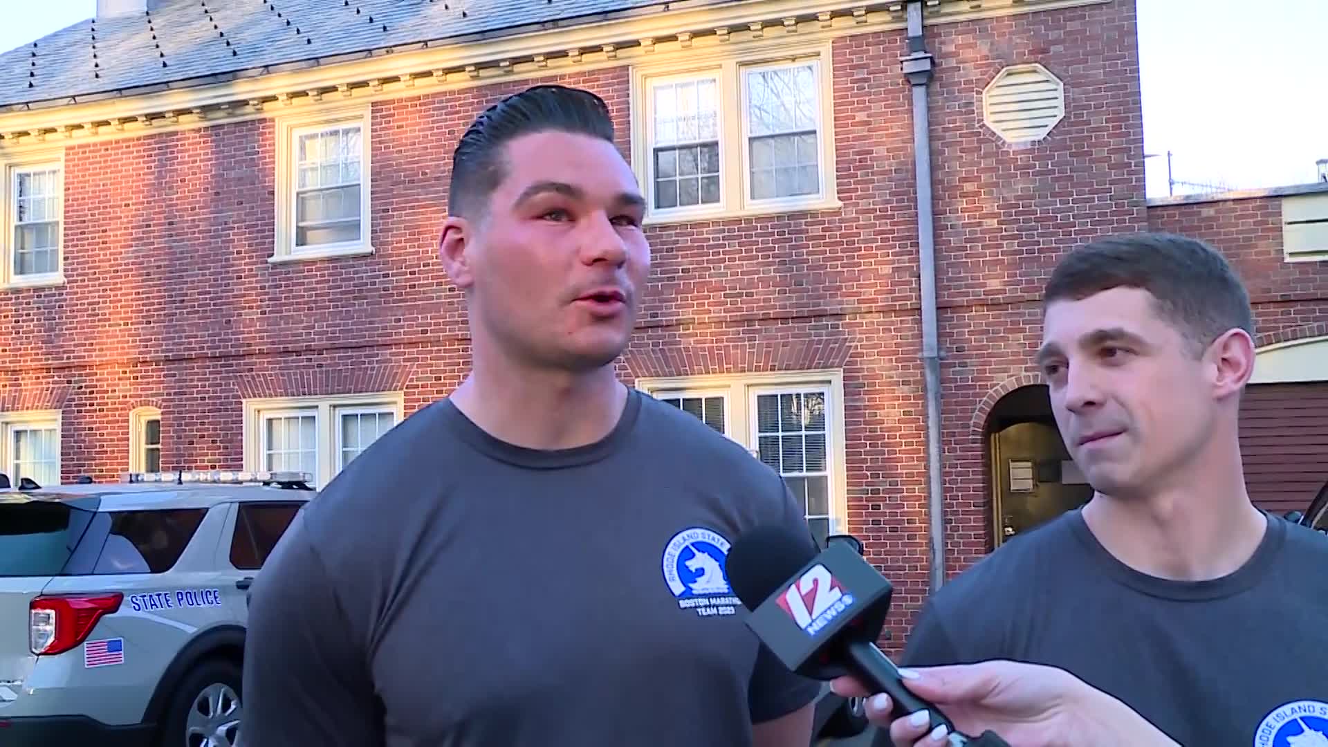 VIDEO NOW: RI State Police troopers running Boston Marathon for charity ...