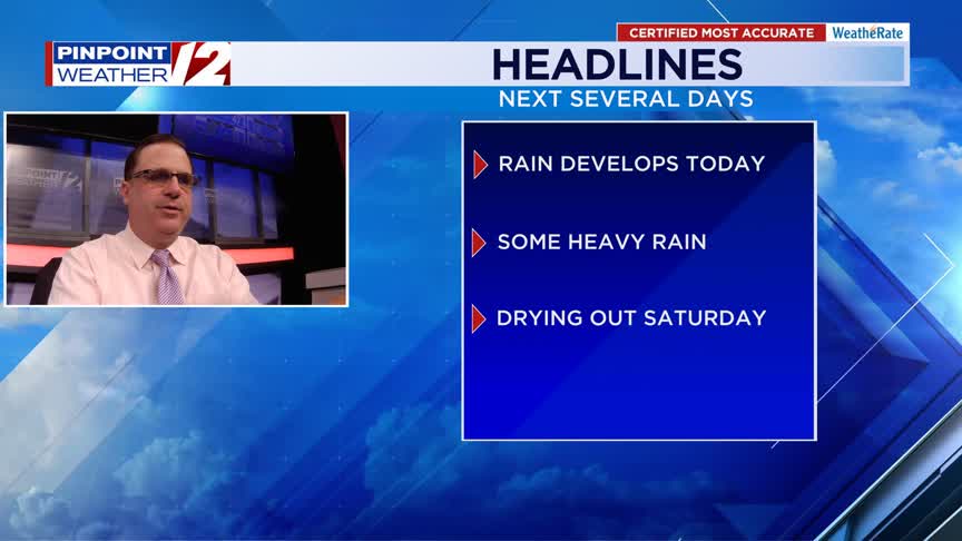 WPRI 12 Weather Now 5/9/25: Rain Develops Today; Improvements through the Weekend – WPRI.com