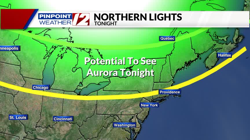 Northern Lights could be visible in Southern New England skies tonight ...