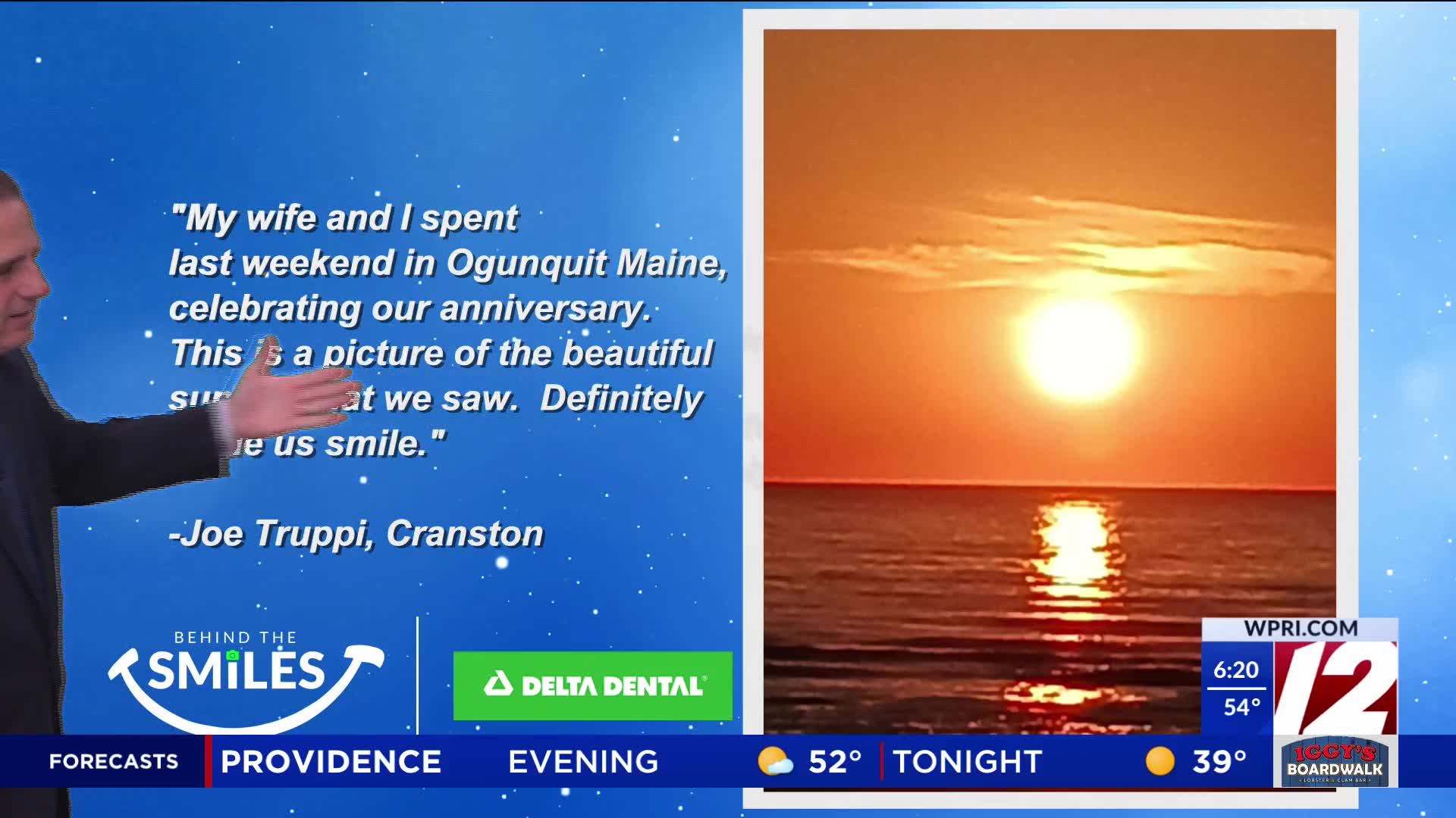 Behind the Smiles Photo for October 15, 2025 from Joe in Cranston ...