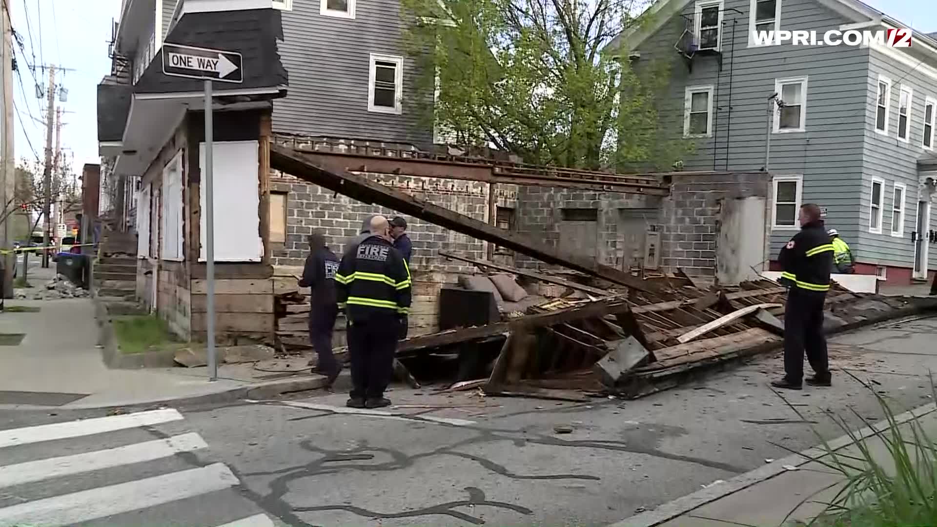 VIDEO NOW: Part of building in Providence collapses – WPRI.com