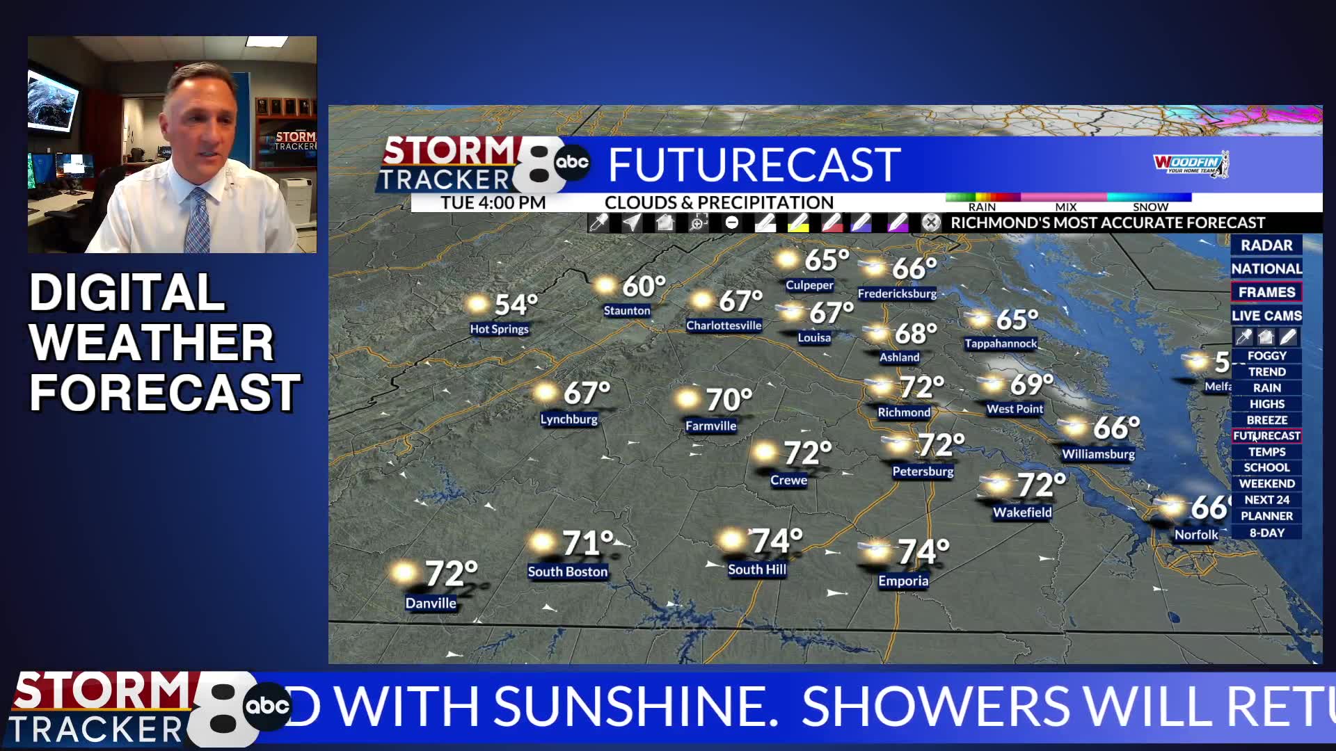 Digital Weather Forecast 10am – WRIC ABC 8News