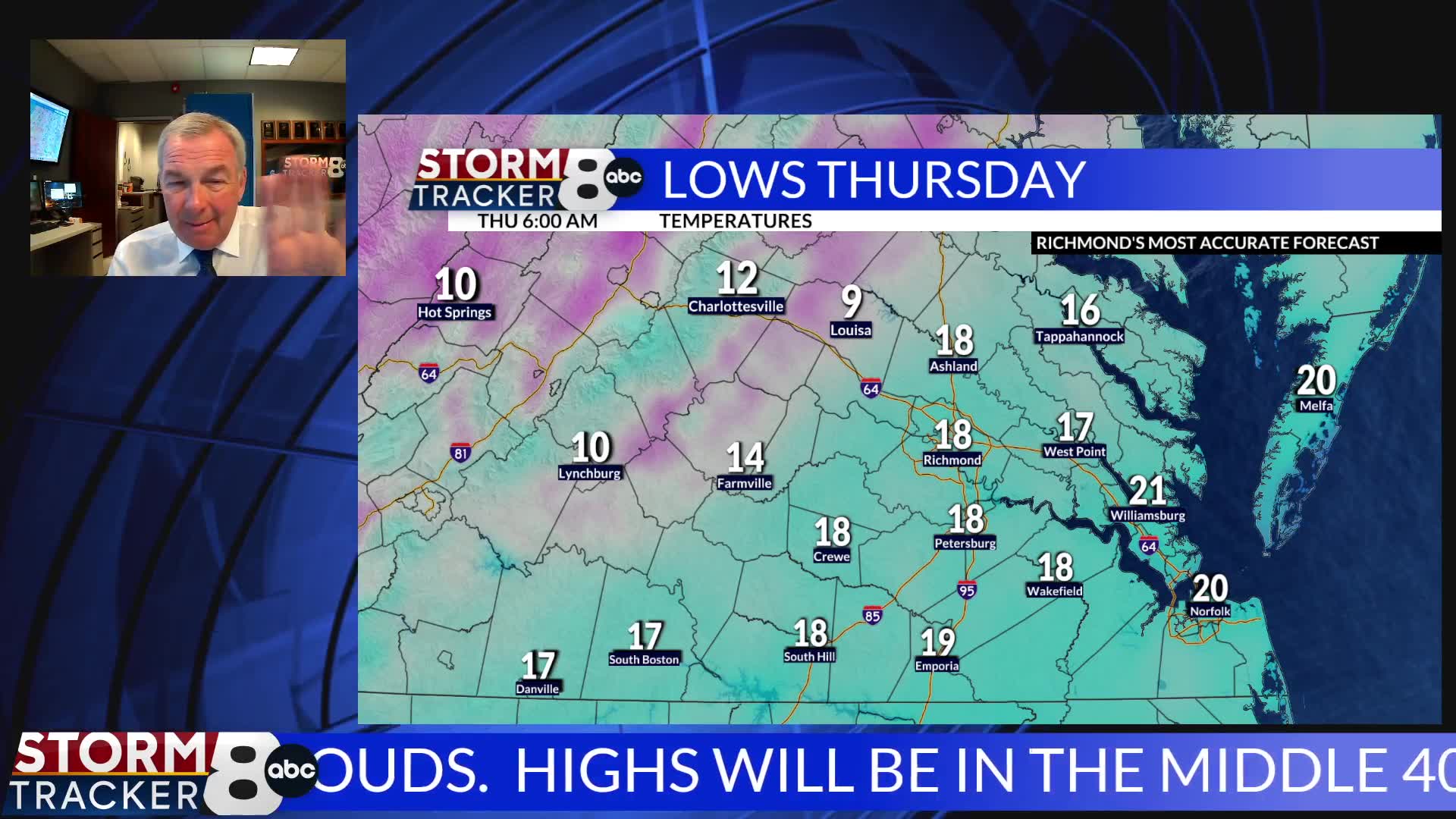 Wednesday Evening Forecast – WRIC ABC 8News