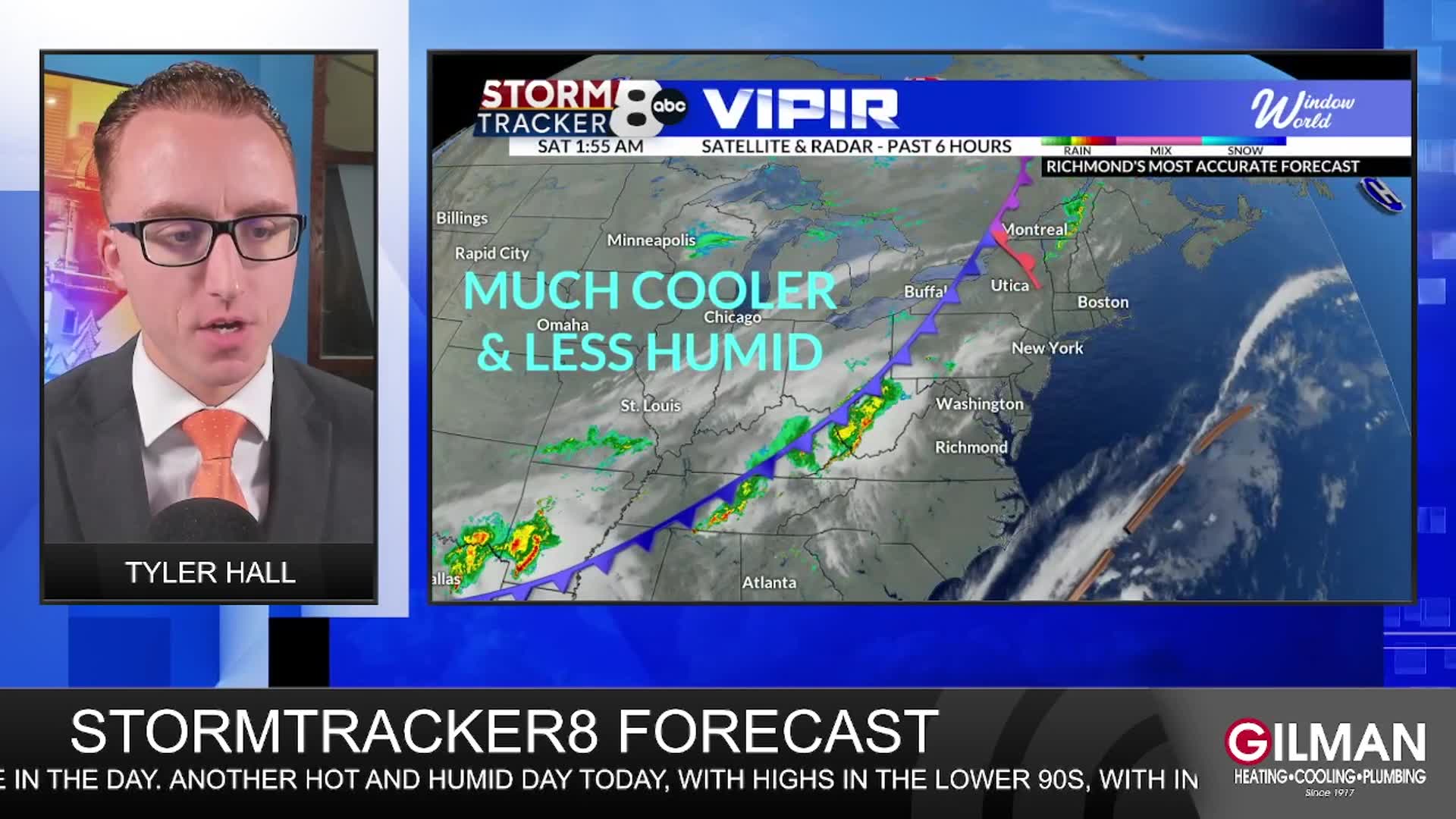 StormTracker8 Forecast: Another hot day today with scattered storms ...