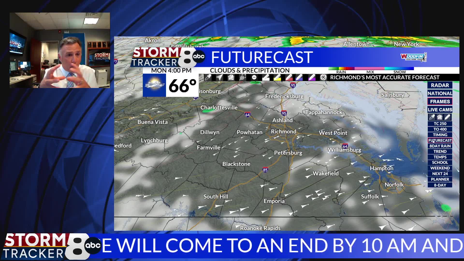 Digital Weather Forecast 10am – WRIC ABC 8News